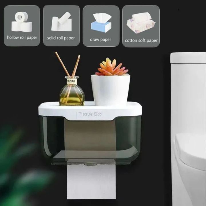 Waterproof Multifunctional Punch-Free Sanitary Napkin Box Storage ...
