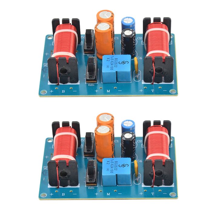 2X 150W Speaker Treble Alto Bass Audio Frequency Divider 3 Way ...