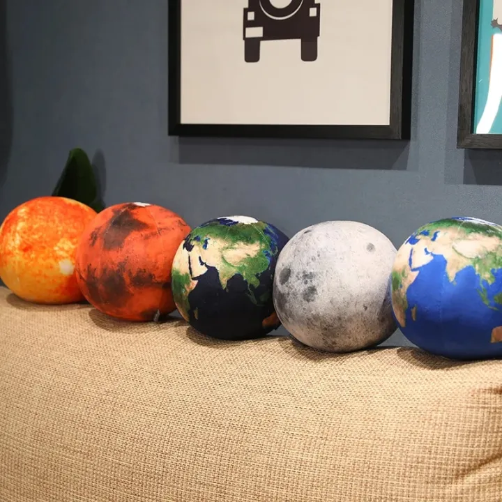tois Lifelike Earth Sun Mars Plush Toy Stuffed Planets in the Solar ...