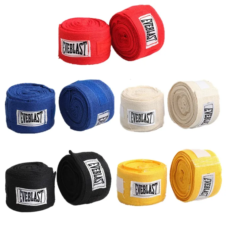 2 Pcs/Rolls 3M Cotton Sports Strap Boxing Bandage Sanda Muay Thai ...