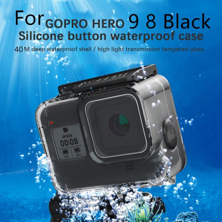 New Silicone Button 60M Waterproof Housing Case for GoPro Hero10 8 ...