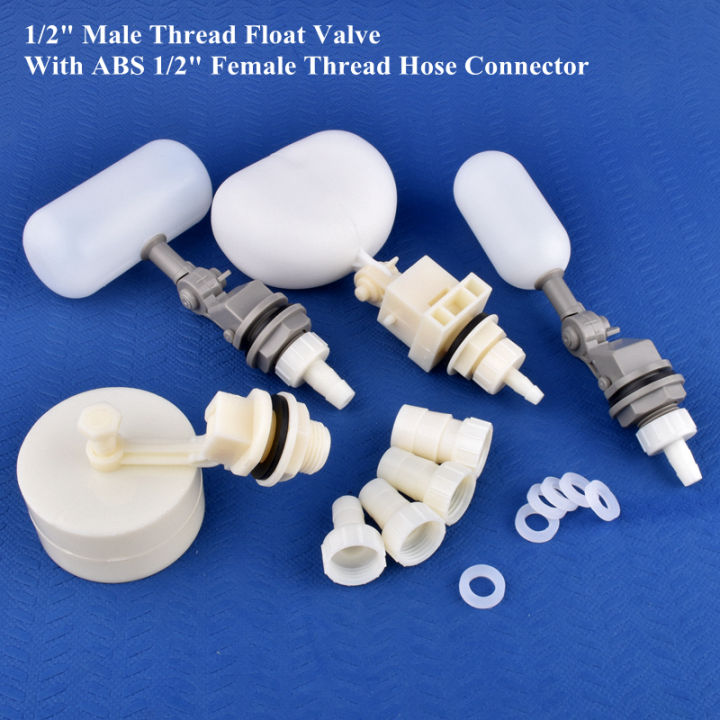 1/2" Float Valve With 4~20mm Abs Hose Joint Aquarium Automatic Water ...