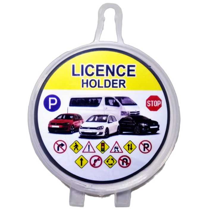 License holder for vehicle revenue license holder with suctions | Daraz.lk