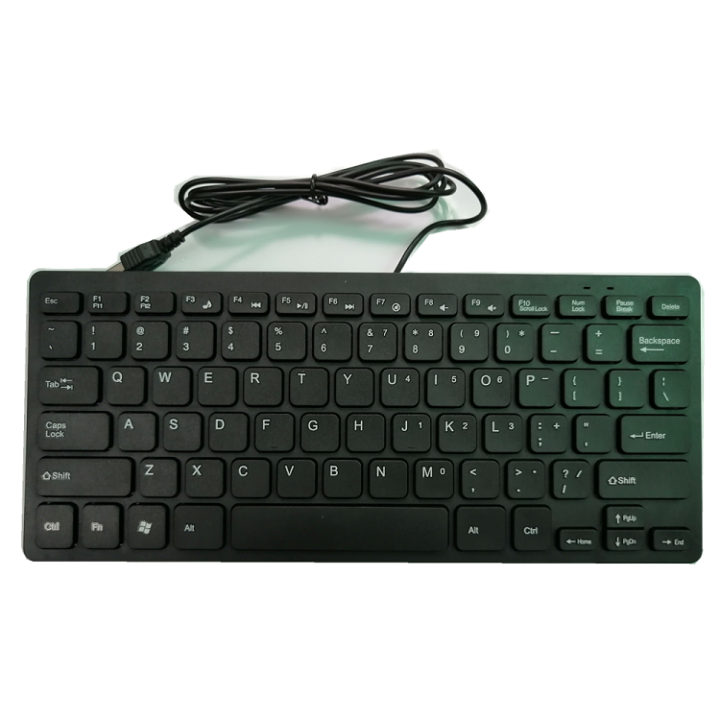 K1000 Mini Thin Compact Wired 78keys Keyboard Mini Computer Keyboard ...