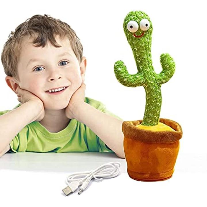 Rechargeable Dancing Cactus Plus 120 Songs Dancing Cactus Singing ...