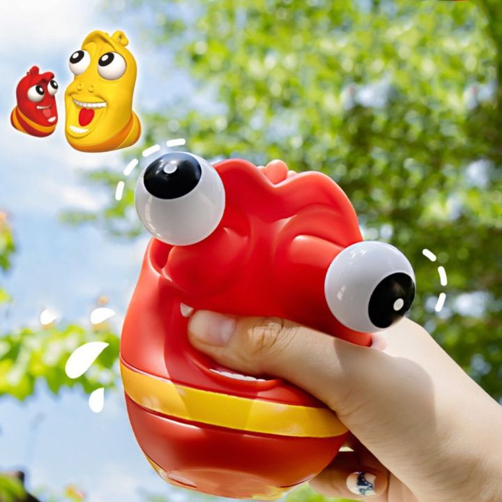 Animal Vent Toy Larva Burst Eye Squeeze Toy Pinch ABS Cartoon Fidget ...
