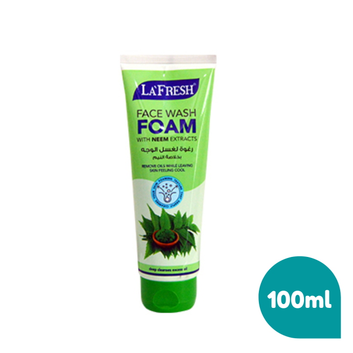 La Fresh face wash foam with neem extracts - 100ml | Daraz.lk