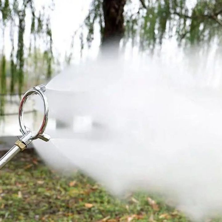 Atomization Sprinkler 3/4/5 Heads Round Atomizing Nozzle High Pressure Misting Electric Sprayer ...