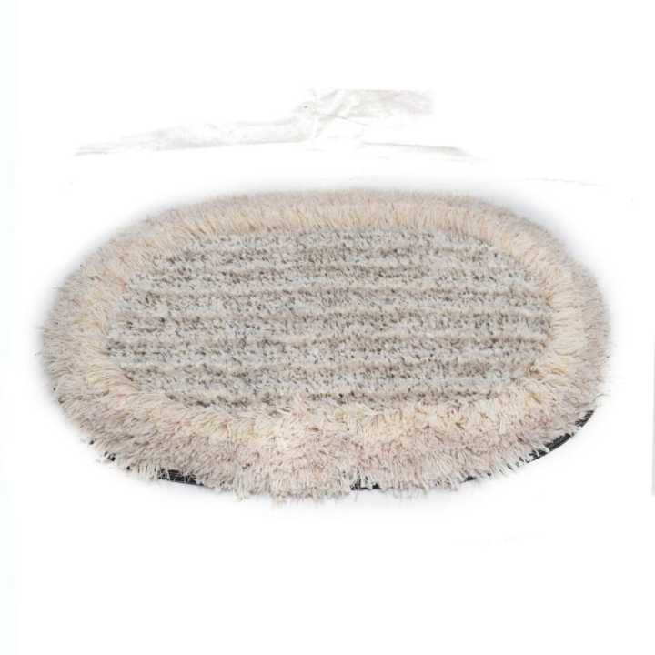 Door Mat Oval Large - White | Daraz.lk