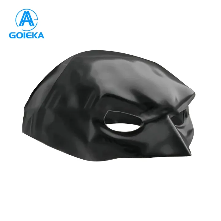 GOIKEA Pet Bat Mask Black Cat Halloween Half Face Mask with Ear Holes ...