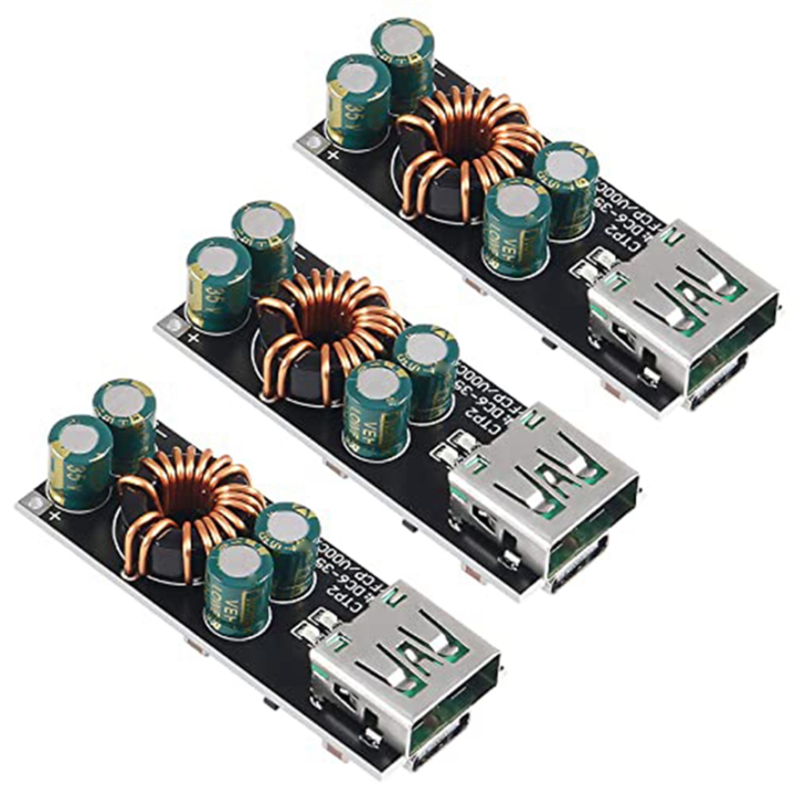 3 PCS 60W 6 35V DC To USB Type C PD 3 0 QC4 0 Type A QC3 0 DC Fast