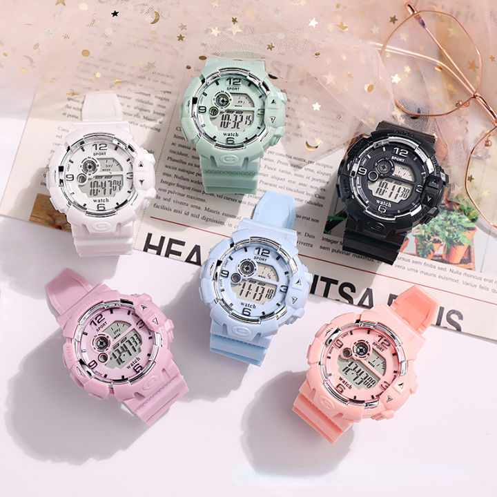POPACC Fashion Sporty Electronic Watch for Men Korean Version ...