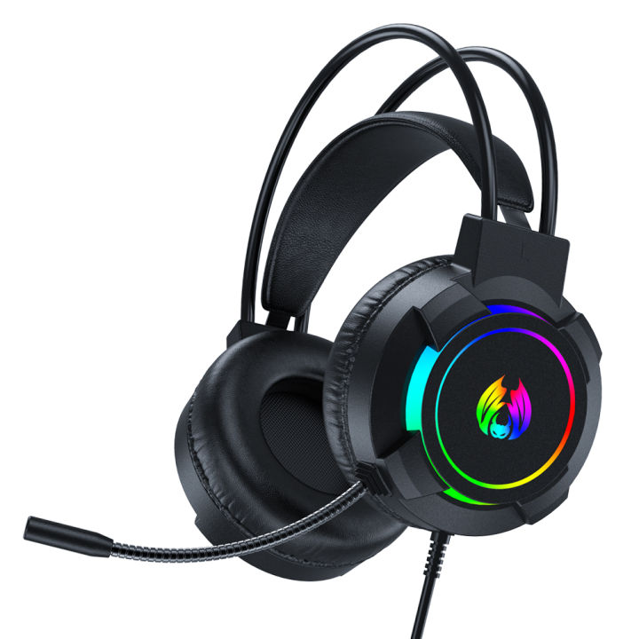 Universal USB Gaming Headset 7.1 Stereo Surround 3.5mm Wired Headphone ...