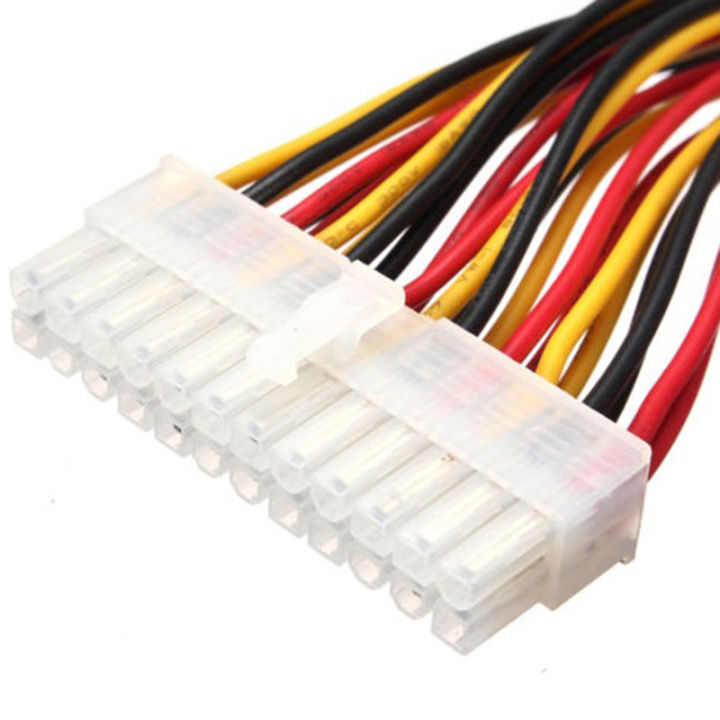 Jetting New 30cm 1pc Atx 24 Pin Male To 24pin Female Power Supply ...