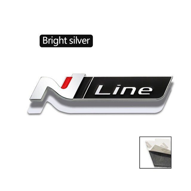 【Miga Plaza】Hardingsun Metal Car Badge Rear N LINE Emblem Grille tail ...