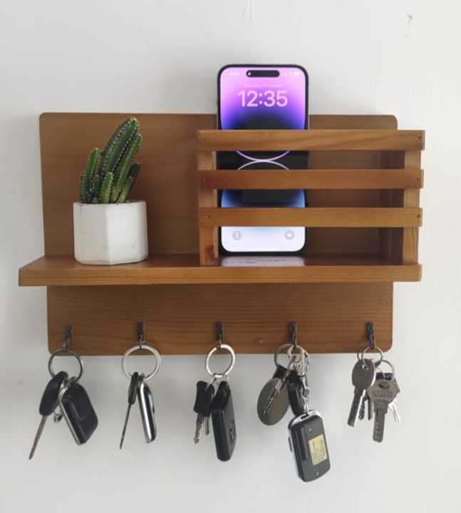 Key Holder for Wall Wooden Mail and Key Holder for Wall Decorative,with ...