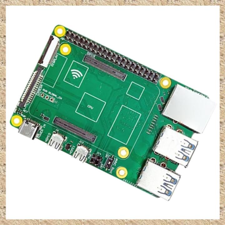 For Computer Module CM4 to PI4B Adapter Expansion Baseboard with 4XUSB3 ...