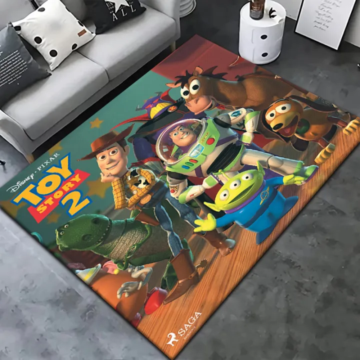 Film Toy Story HD Printed Wear-resistant Carpet,Living Room,Sofa,Table ...