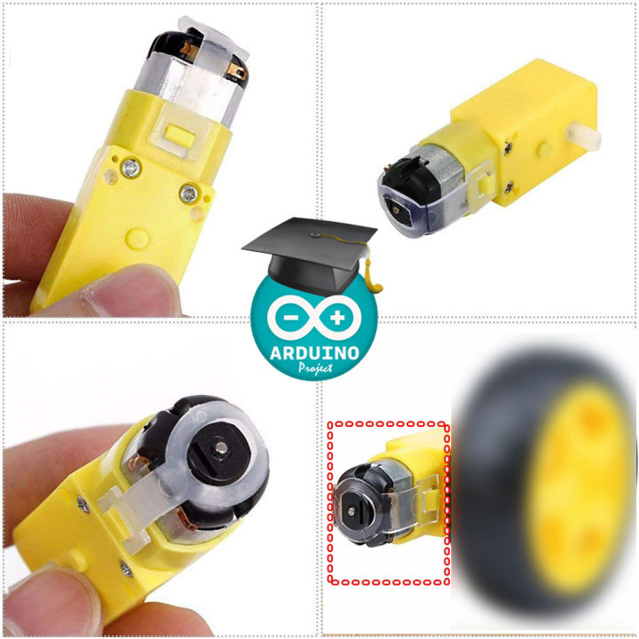 3-6V TT Gear Motor for DIY Arduino Robot Smart Car Wheel | Daraz.lk