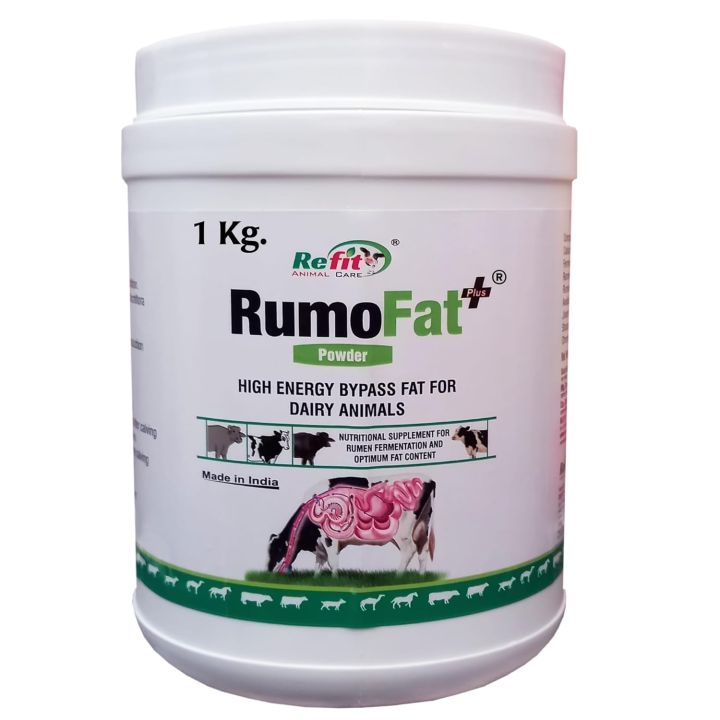 REFIT ANIMAL CARE Rumen Bypass Fat for Cow, Buffalo, Goat, Cattle ...
