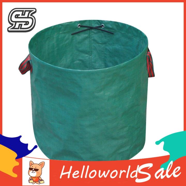 Foldable Leaf Bag Large Capacity Reusable Garden Leaf Bag for Grass ...