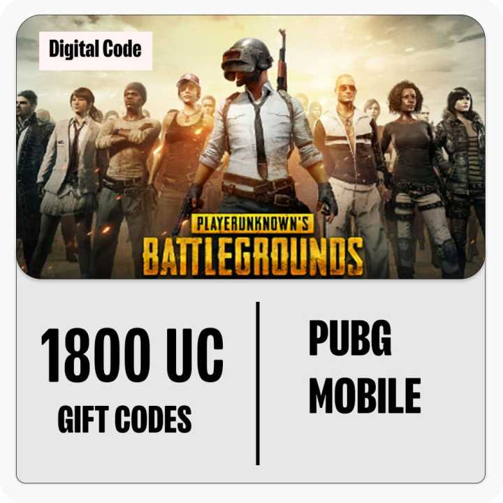 PubG | 1800 UC | Gift Codes | Daraz.lk