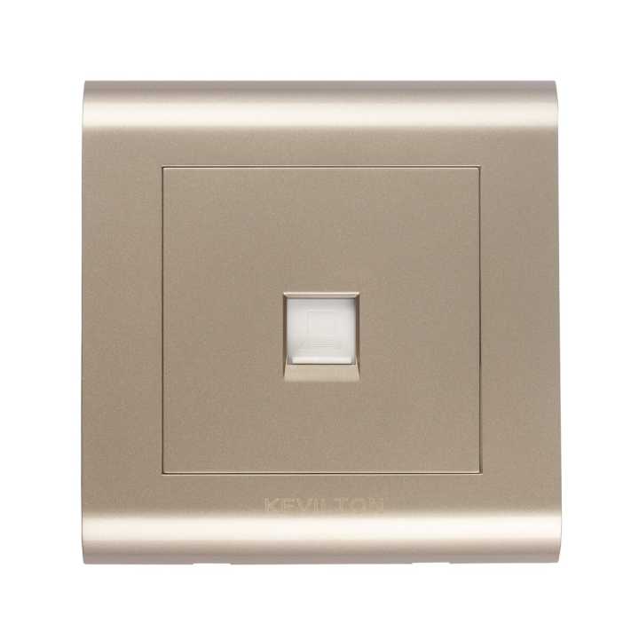 Modular Gold Cat 5 Data Socket Outlet | Daraz.lk