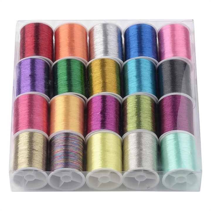 Embroidery Floss String Thread Shimmer Glitter Embroidery Floss String ...