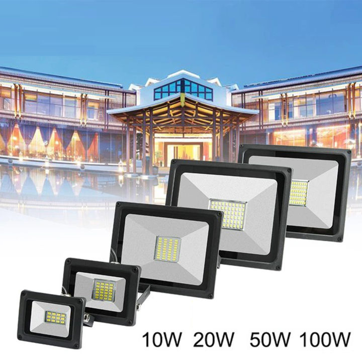 LED FloodLight 10W 20W 30W 50W 100W 150W Flood Light IP66 Waterproof Spotlight LED Flasher Wall ...