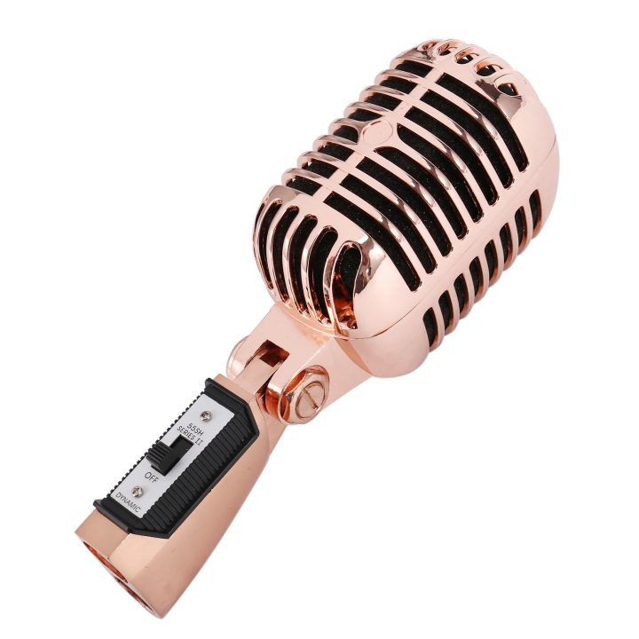 Professional Wired Vintage Classic Microphone(Rose Gold) | Daraz.lk