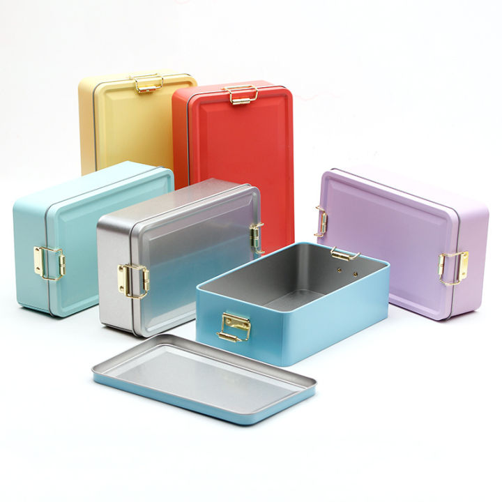 Ready-made iron box, sealed metal box, square snap-on iron box ...