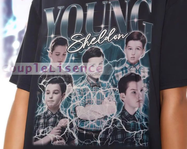 YOUNG SHELDON Vintage Shirt Young Sheldon Homage Fan Tees Young Sheldon ...