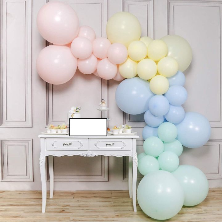 Pastel Balloons Kit, Pastel Pink Balloons, Pastel Blue Balloons, Pastel ...