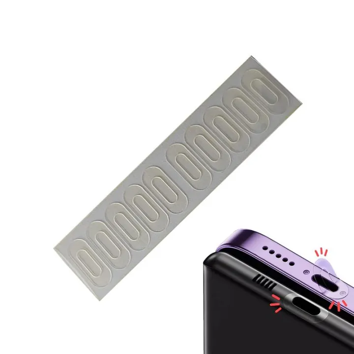 10pcs Transparent Protective Film Charging Port mobile phone Charging ...
