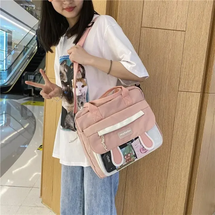 NEW transparent bag Japanese Preppy Style Handbag Women JK Girls ...