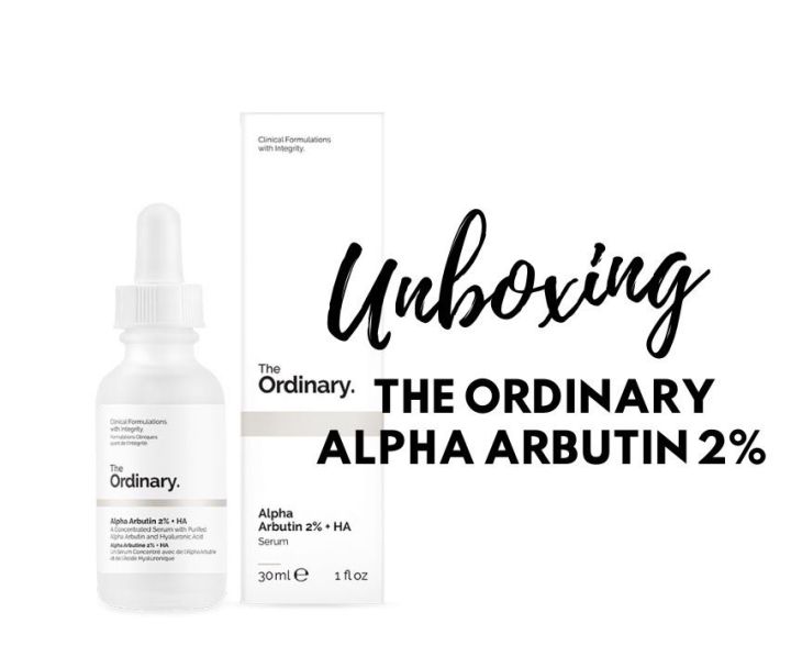 The ORDINARY Alpha Arbutin 2% + HA Hyperpigmentation Serum 30ml Made in ...