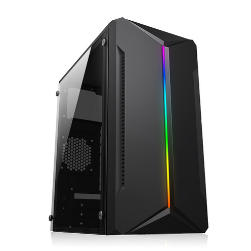 Firewings transparent computer MicroATX Casing USB3.0 port with RGB ...