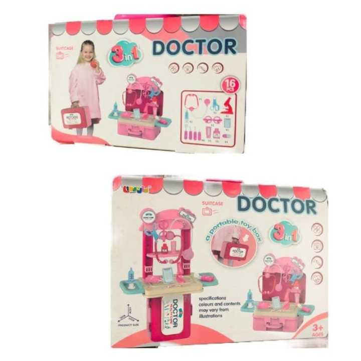 Portable Doctor Toy Suitcase for Age 3+ | Daraz.lk