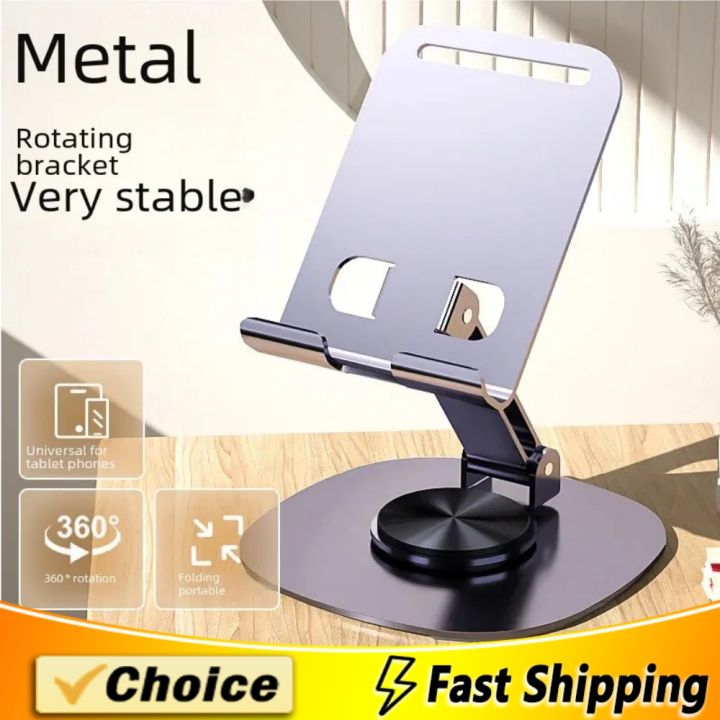 100% Metal Rotatable Mobile Phone Holder Lazy Person Chasing Video ...