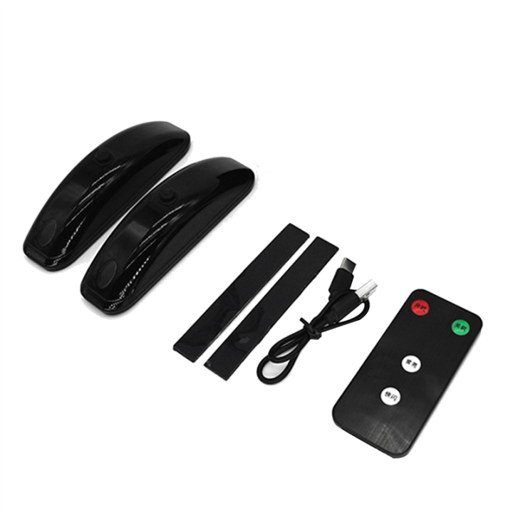 1Pair LED Green Light Car Remote Navigation Light Anti Rear Collision ...