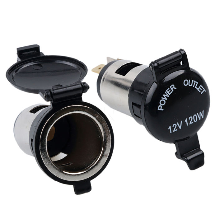 12v-24v 120w Car 10a Female Socket Power Plug Waterproof Dc Charger ...