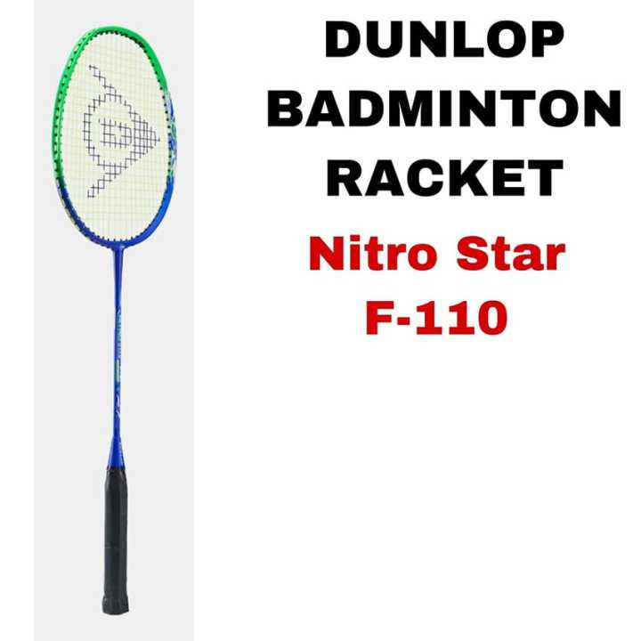 Dunlop Badminton Nitro Star F-110 (Single Piece) / Badminton Racket ...