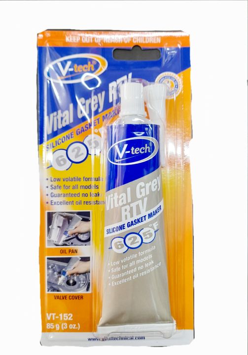 V-Tech Grey RTV Sealant Silicone Adhesive Sealant Automobile parts Malaysia Gel Glue VT-152 85g ...