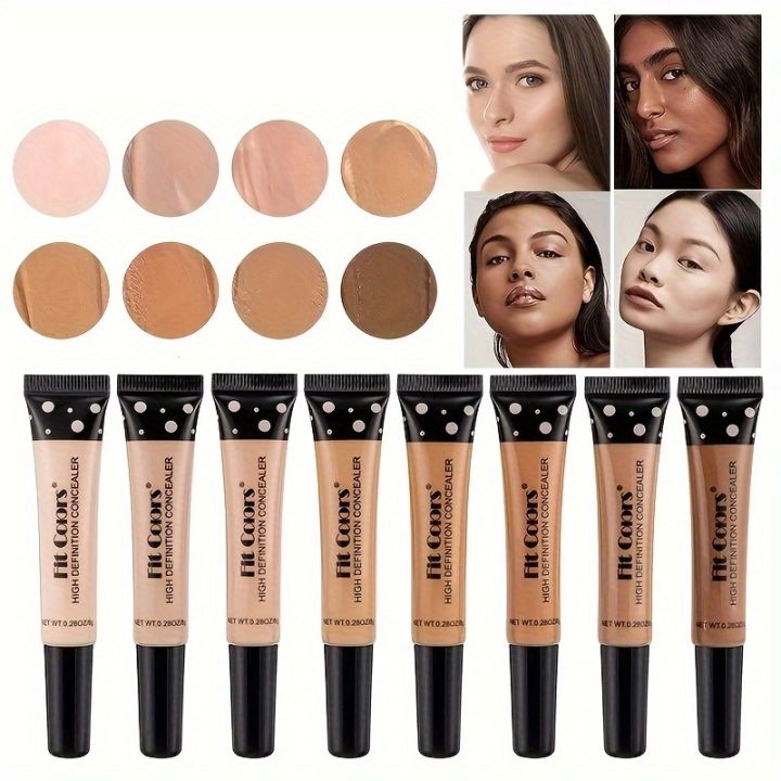 8 Colors Concealer Cream Soft Packing Concealer Contouring And ...