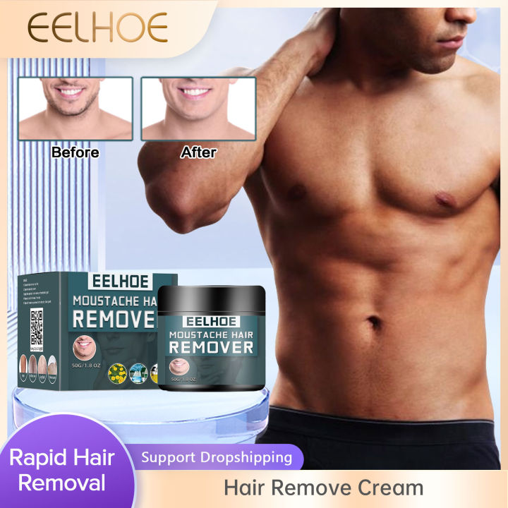 Men Hair Removal Cream Moustache Remover Body Armpit Chest Leg ...