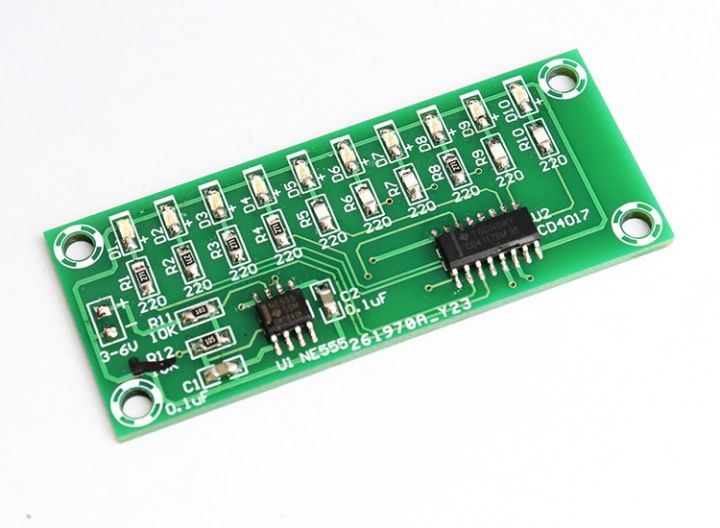 【Hannah Martin Official Store】diy kit 4017 water light kit SMD components welding parts Skills ...