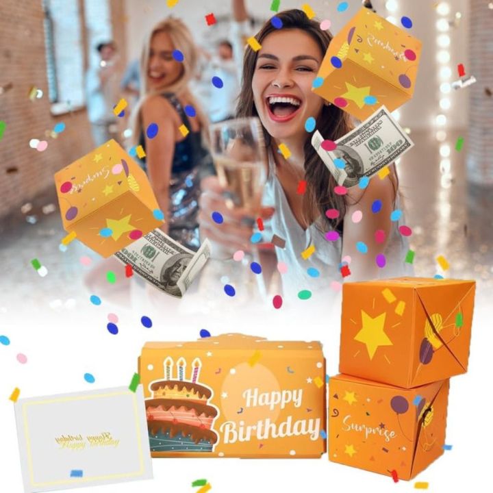 Explosion Anniversary Surprise Bounce Box Party Decorations Cards ...
