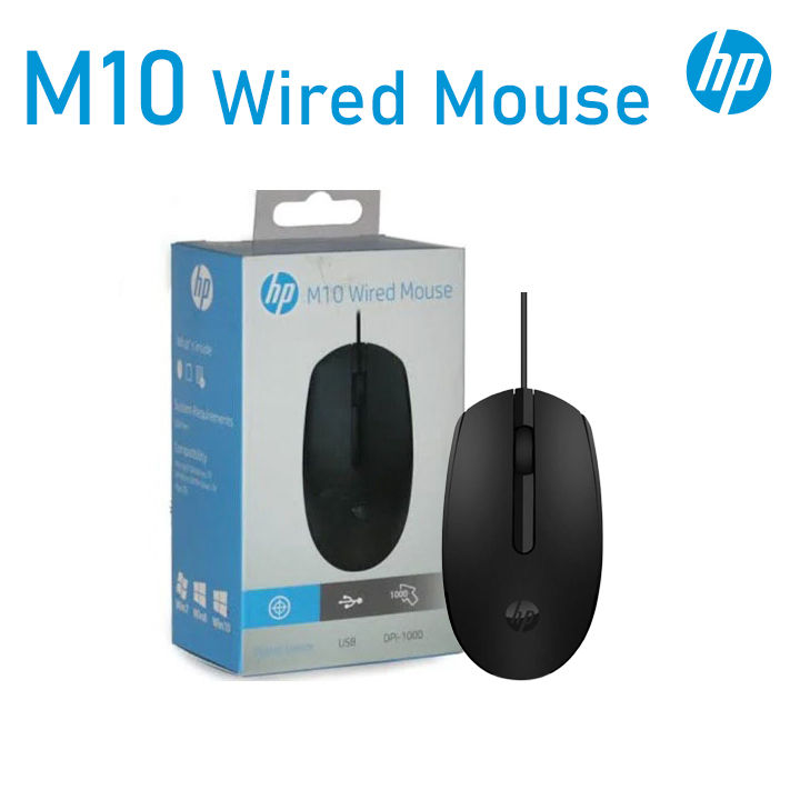 Hp M10 USB Wired Optical Mouse | Daraz.lk