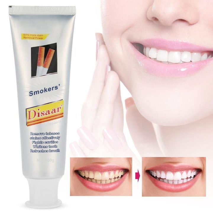 100% Original (dstp) Disaar Smoker's Toothpaste 60% Stain Removal Teeth ...