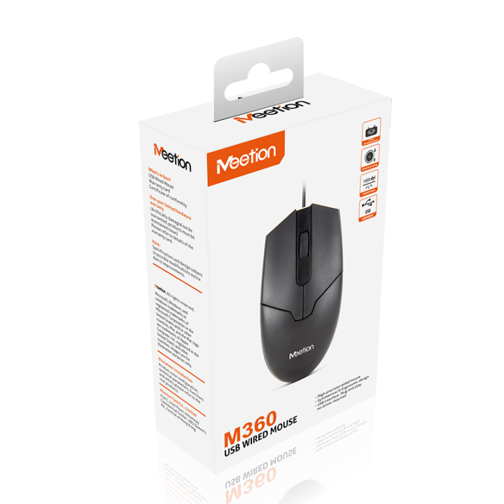 USB Wired Mouse M360 / USB WIRED MOUSE / MEETION / M360 | Daraz.lk